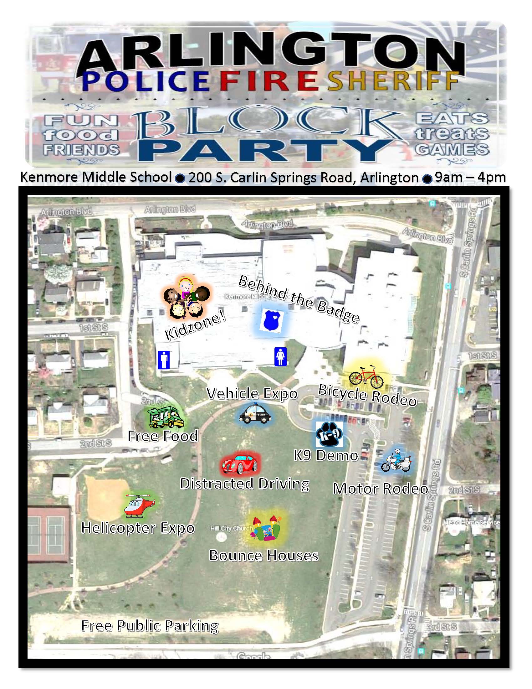 Public Invited to Attend Police, Fire and Sheriff Block Party ...